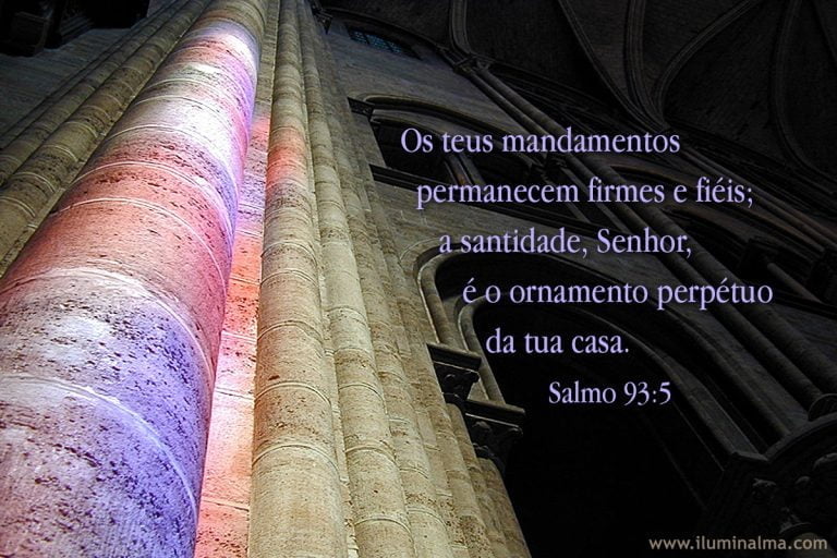 Imagem de Salmo 93:5 » Iluminalma